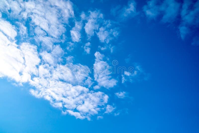 Clearly Beautiful Blue Sky with Unique Cloud Stock Image - Image of ...