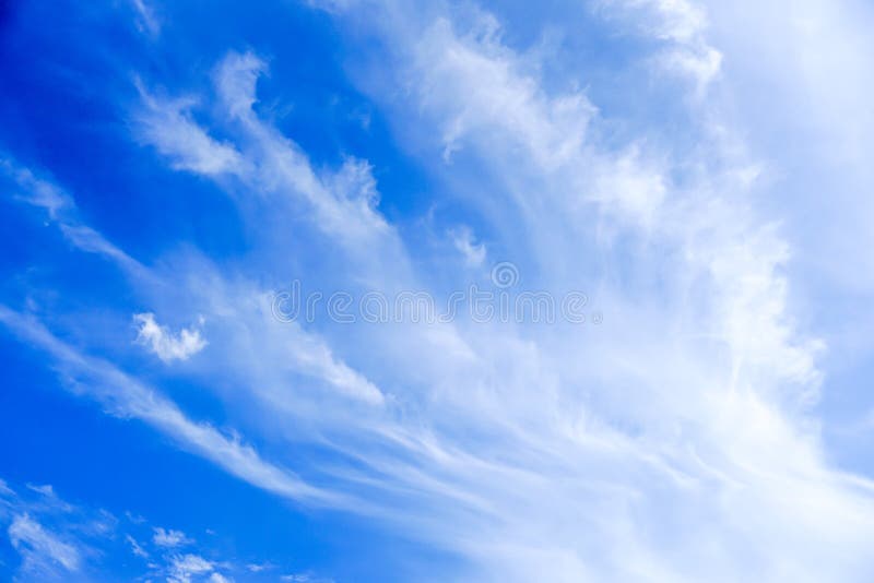 Clearly Beautiful Blue Sky with Unique Cloud Stock Image - Image of ...