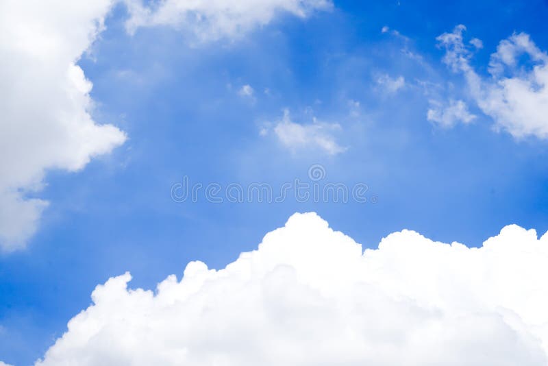 Unique Cloud Motif in the Blue Sky Stock Photo - Image of cloud, shape ...