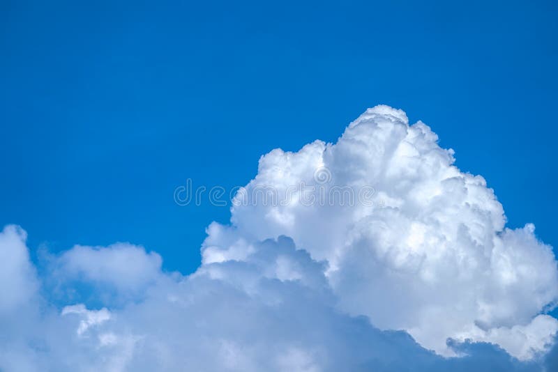 Clearly Beautiful Blue Sky with Unique Cloud Stock Image - Image of ...