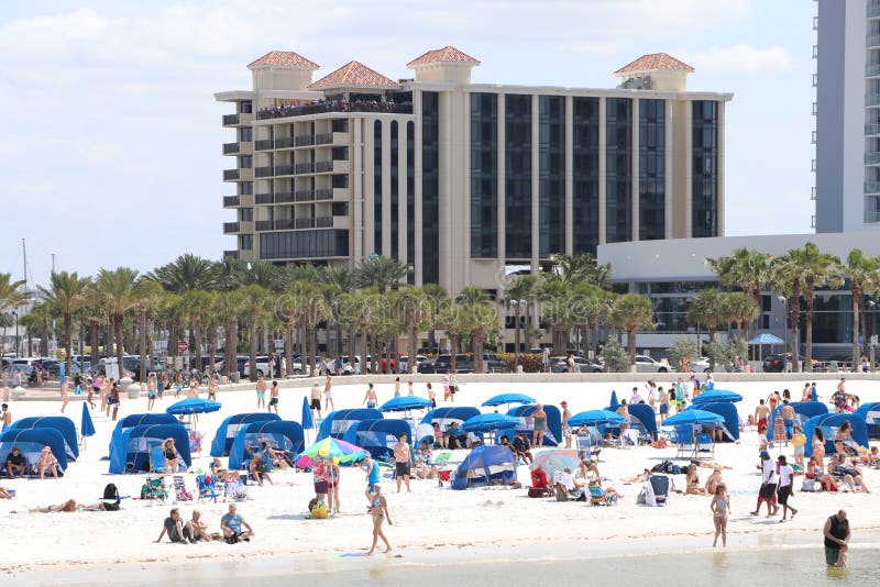 Spring Break Season on Clearwater Beach at Receiving the 1 Spot for ...