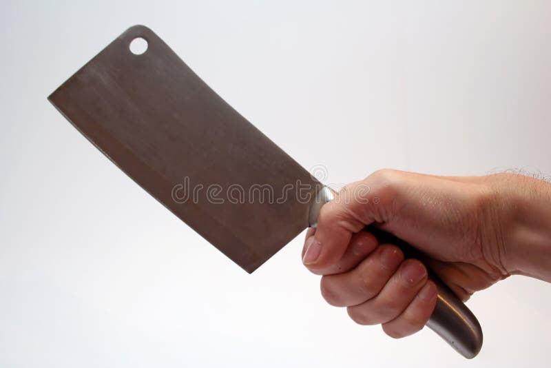 Cleaver stock photo. Image of bump, desk, cleaver, whack - 1086270