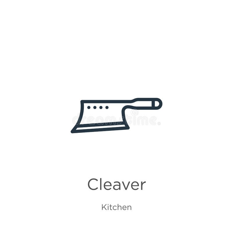 Cleaver Outline Stock Illustrations – 1,603 Cleaver Outline Stock ...