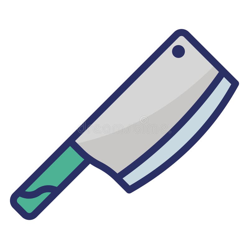 Cleaver Isolated Isolated Vector Icon Easily Editable Easily Editable ...