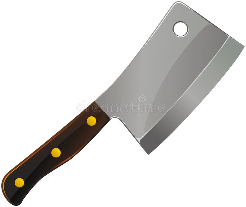 Cleaver stock illustration. Illustration of kitchen, cleaver - 89944737