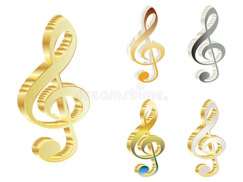 Clave De Sol 3d Imagen. Imagen: 6245453