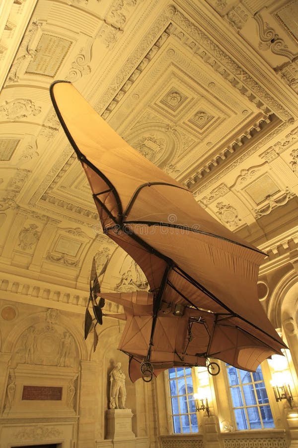 Clement Ader Airplane, Musee Des Arts Et Metiers, Paris Editorial ...