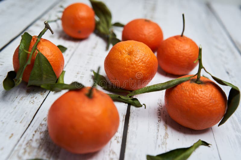 Clementines in Closeup on a Wooden Board Stock Photo - Image of fruit ...