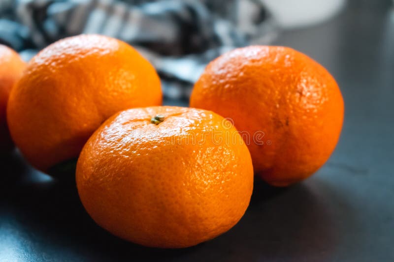 Clementines in a Kitchen, Citrus Fruit Containing Beta Carotene and ...
