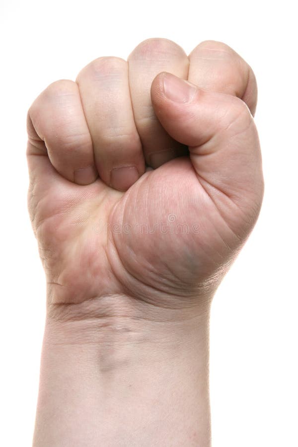 A clenched fist stock image. Image of skin, gesture, fist - 11351913