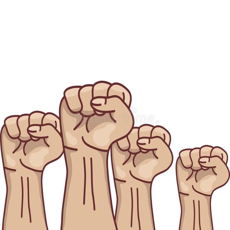 Clenched Fist Hand Icon Design. Stock Vector - Illustration of fight ...