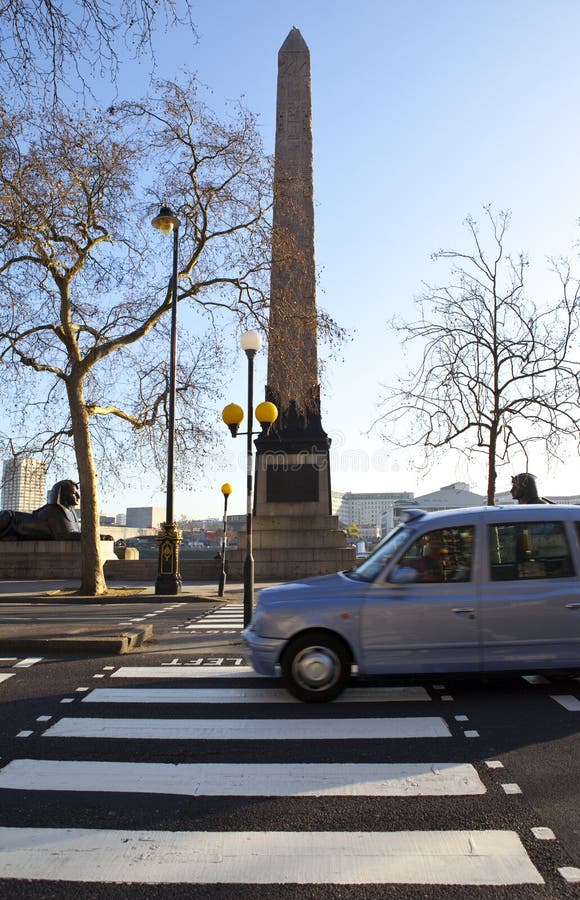 Cleopatra S Needle on London Embankment Stock Photo - Image of ...