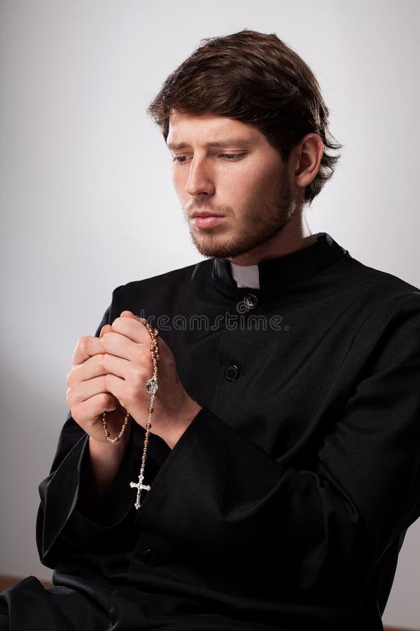 Cleric praying stock image. Image of forgive, faithful - 36574025