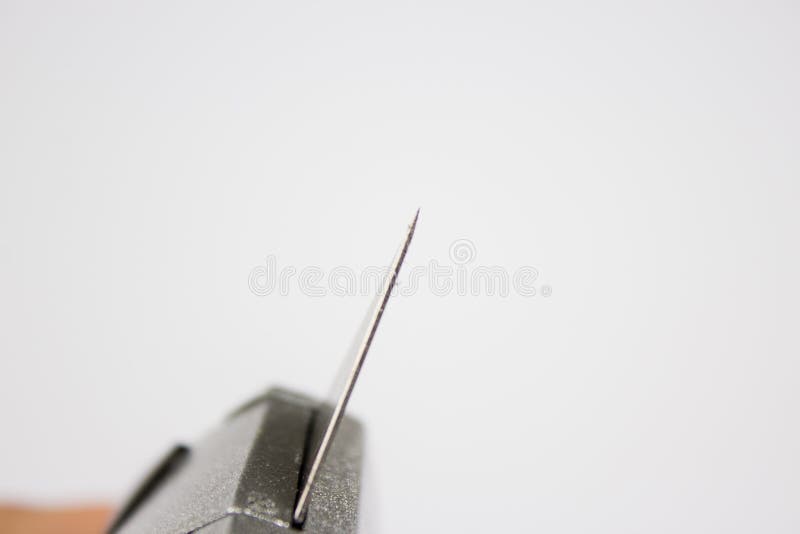 Clerical Knife, Industrial. Photo Reference for 3D Graphics Stock Photo ...