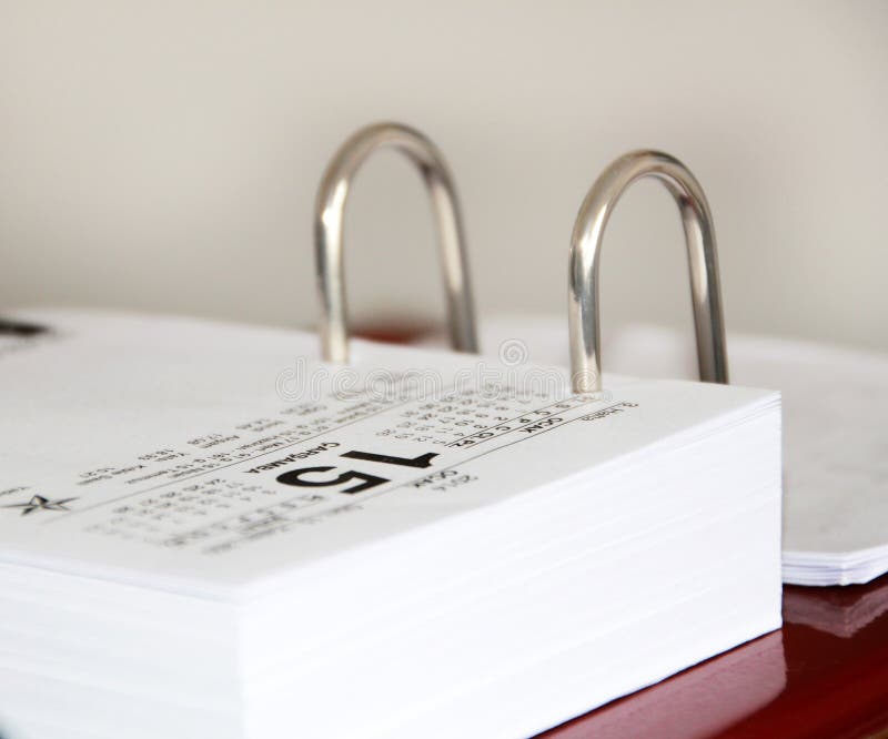 Clerk desk calendar stock image. Image of paper, desktop - 36808817