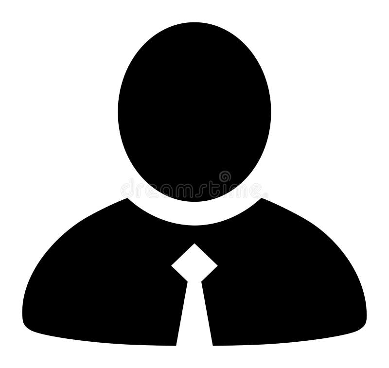 Clerk Vector Icon on White Background. Flat Vector Clerk Icon Symbol ...