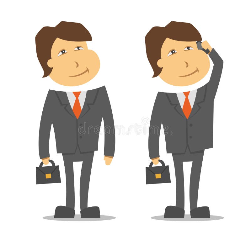 Clerk stock vector. Illustration of retro, office, businessman - 42482366