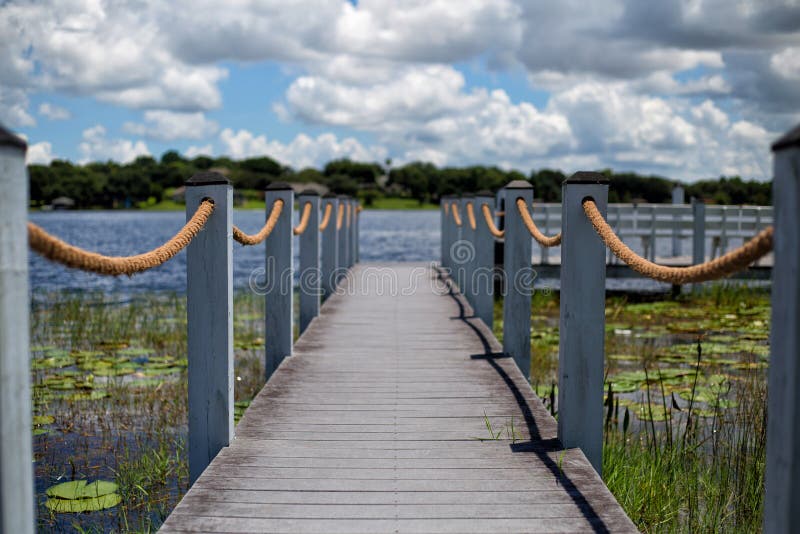 Clermont Florida Boat Dock stock image. Image of county - 57417517