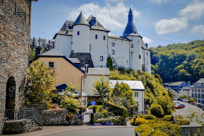 Ancient Castle in Clervaux, Luxembourg Stock Photo - Image of travel ...