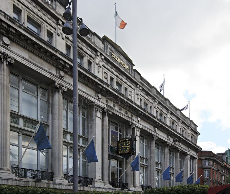 Clerys Clock in Dublin editorial stock image. Image of capital - 56003554