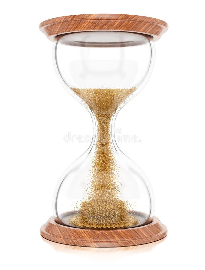 Clessidra illustrazione di stock. Illustrazione di sabbia - 43359671