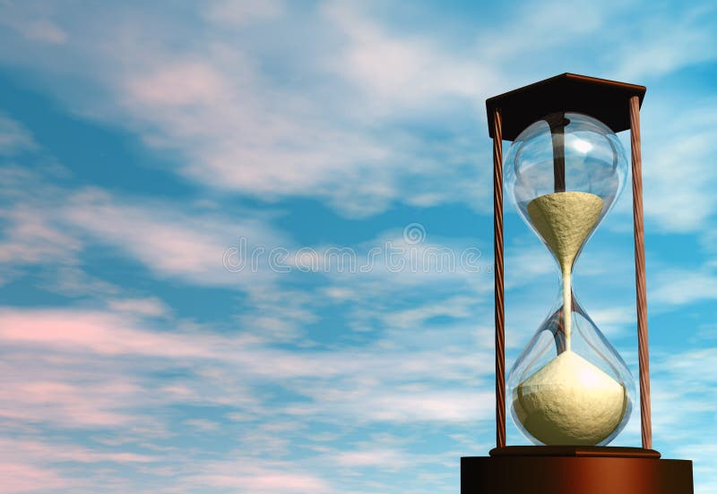 Clessidra illustrazione di stock. Illustrazione di temporizzatore - 491549