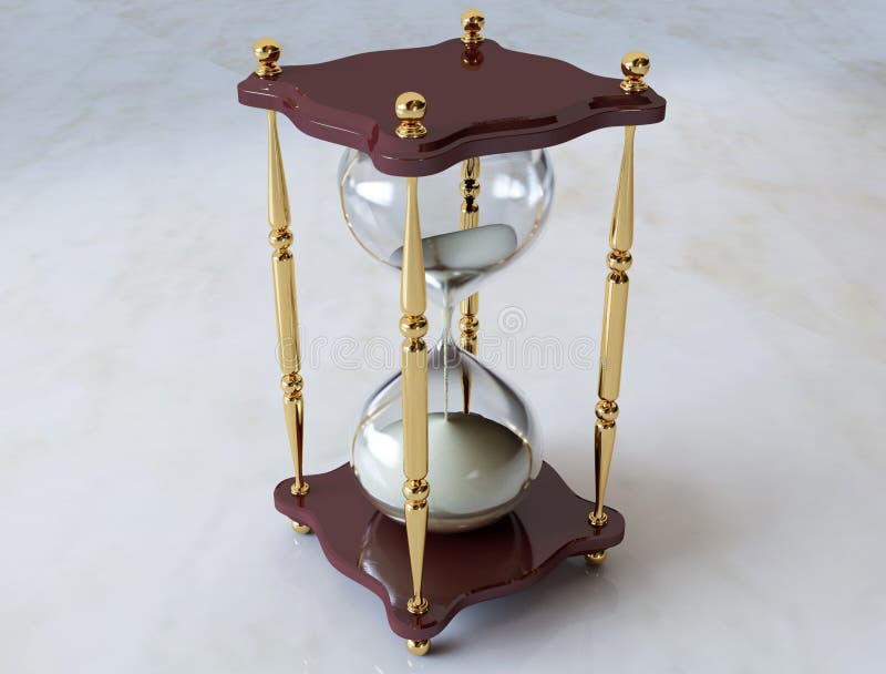 Clessidra antica immagine stock. Immagine di pressione - 3512587