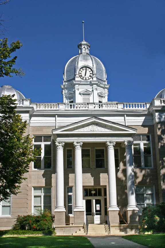 Cleveland County Courthouse Imagen de archivo - Imagen de pilar, reloj ...