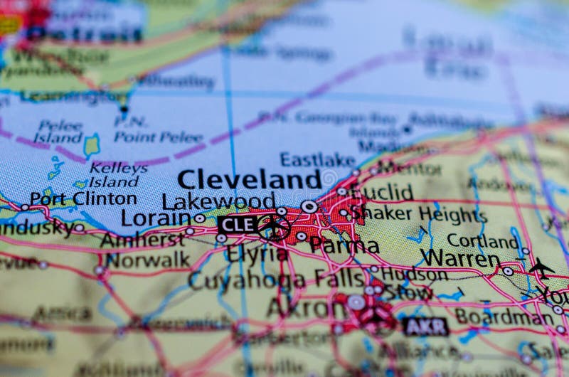 Cleveland Map Stock Photos - Free & Royalty-Free Stock Photos from ...