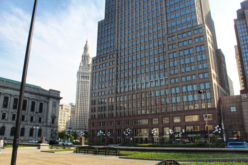 Cleveland Ohio Architecture Sightsee Foto Editorial - Imagem de ...