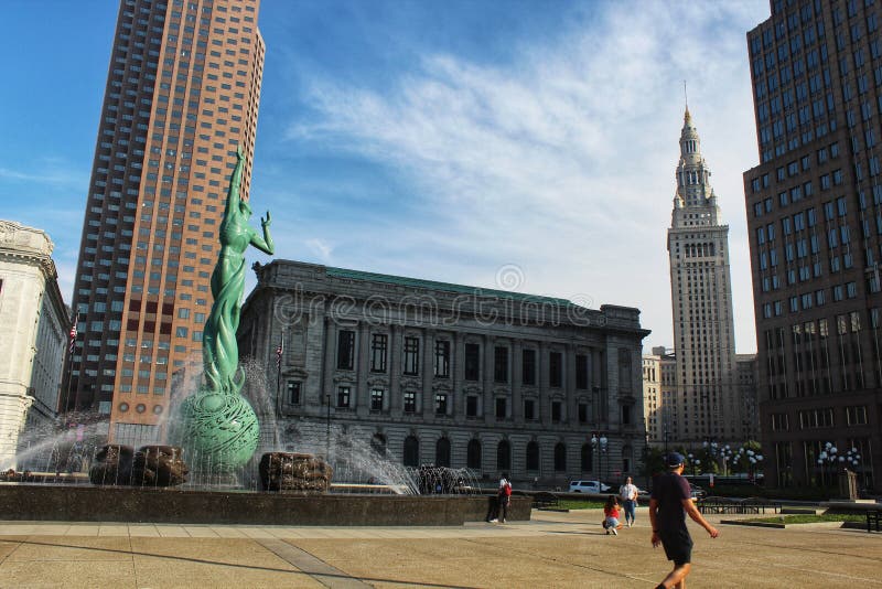 Cleveland Ohio Architecture Sightseeing Editorial Photography - Image ...