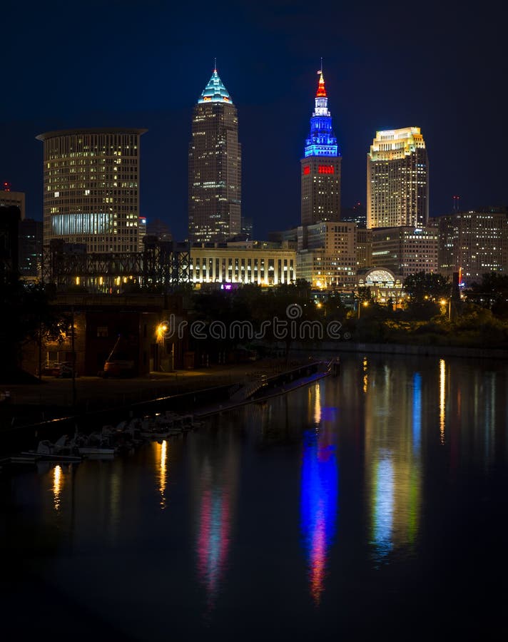 Cleveland during the RNC stock image. Image of industry - 75219499