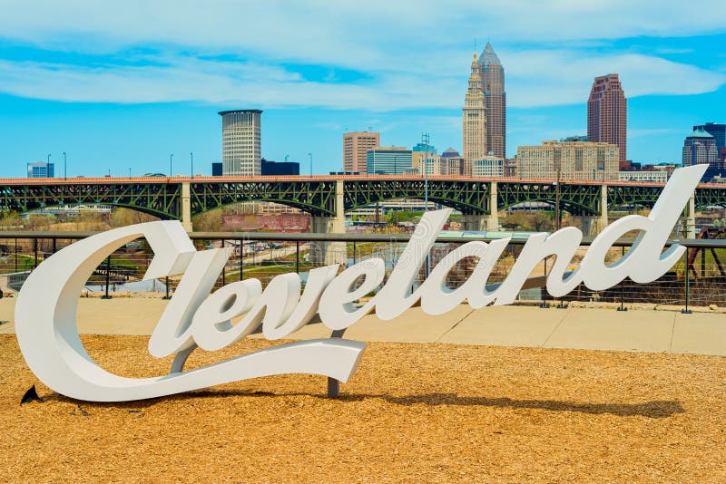 A New Cleveland Script Sign - E.9th Street Pier - CLEVELAND - OHIO ...