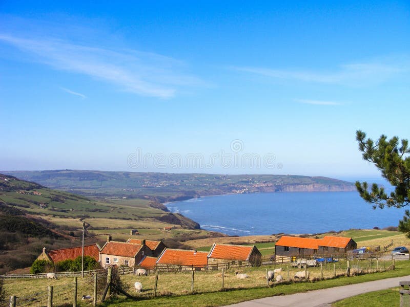 Cleveland Way View stock photo. Image of cottage, hiking - 24625032