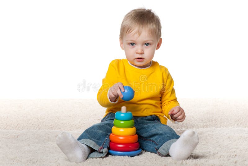 Clever Baby Using Laptop at Home Stock Photo - Image of learn ...