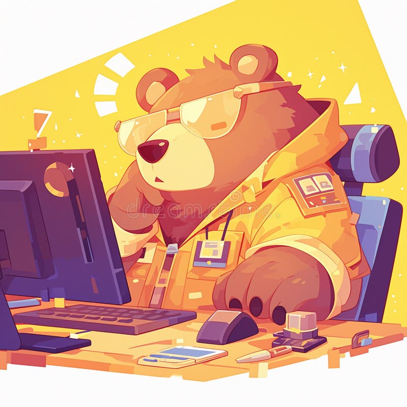 Bear Software Stock Illustrations – 840 Bear Software Stock ...