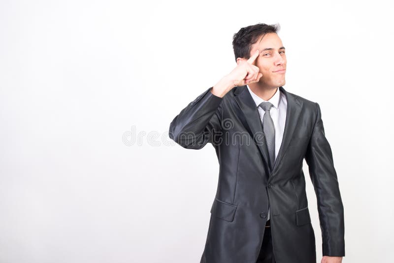 Clever man in suit stock photo. Image of elegant, smart - 178599572