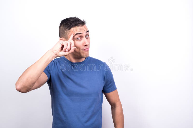 Clever man stock photo. Image of cute, intelligence - 178686388