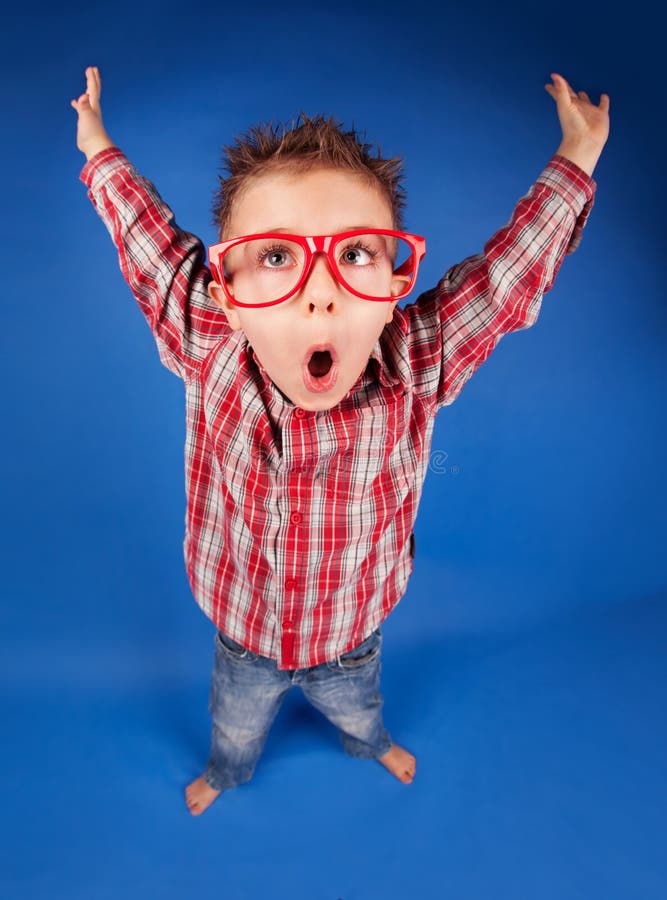 Clever nerdy boy stock photo. Image of attractive, attitude - 36726420