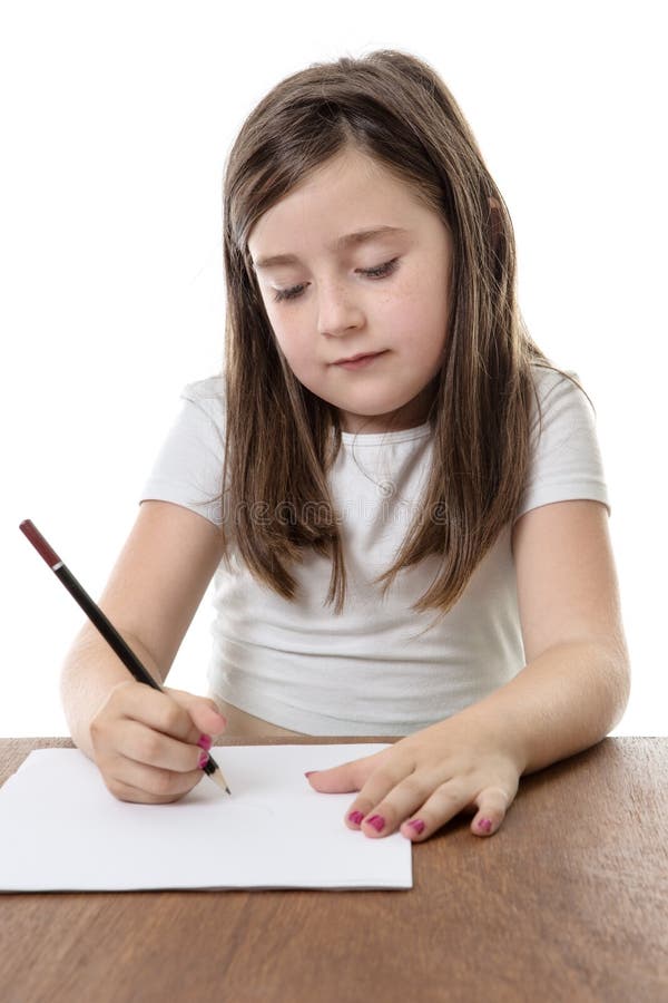 Clever young girl stock image. Image of smart, childhood - 64654459