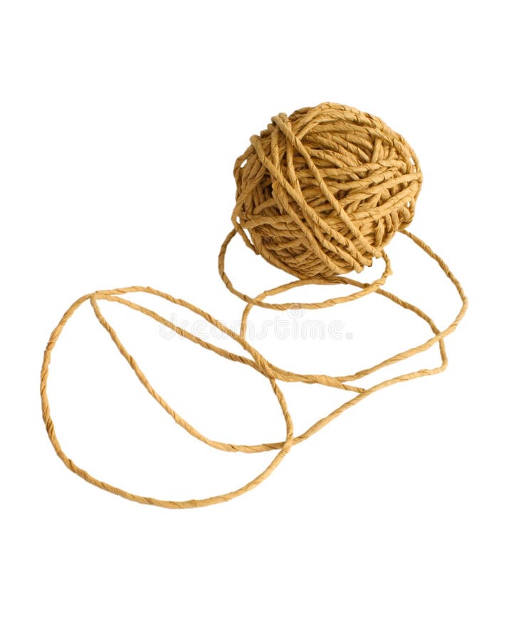 Clew stock image. Image of rigid, round, brown, clew, thread - 3771783