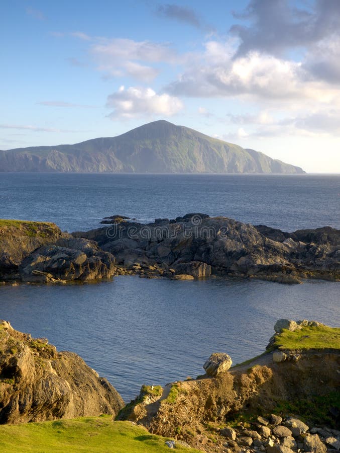 Clew Bay stock image. Image of tourism, ocean, cloud, wave - 6282937