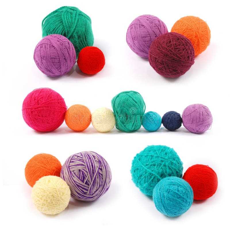 Clews Isolated on a White Background Stock Image - Image of rope, hobby ...