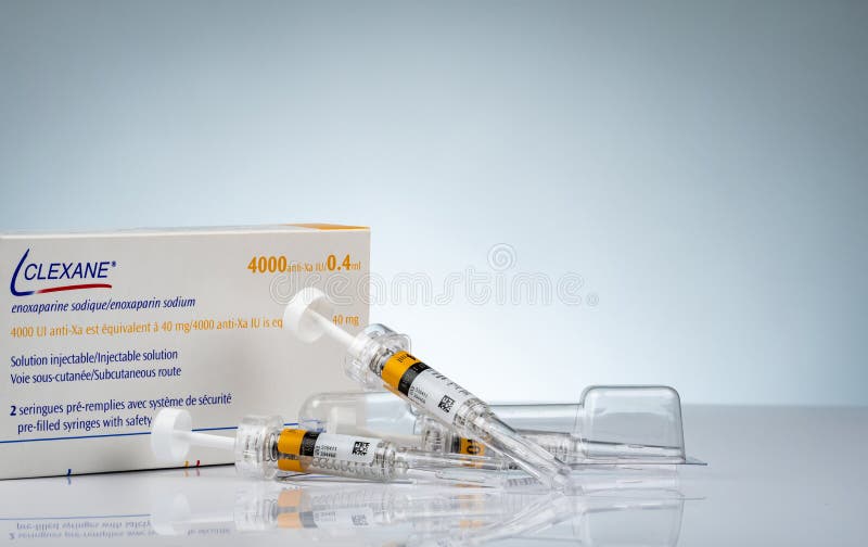 Clexane 40 Syringes with Safety Device Editorial Image - Image of ...