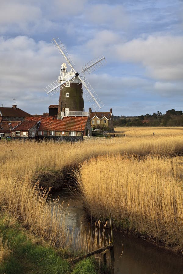 Cley Mill 1 stock photo. Image of windmill, next, cley - 20517112