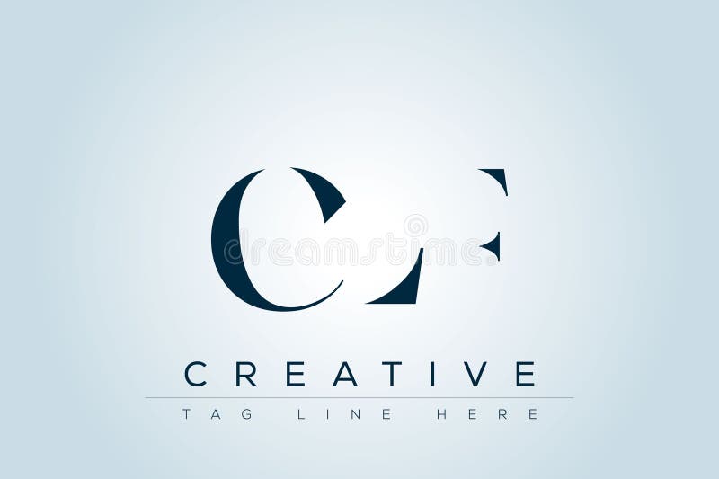 CLF abstract letter logo stock vector. Illustration of creative - 363286681