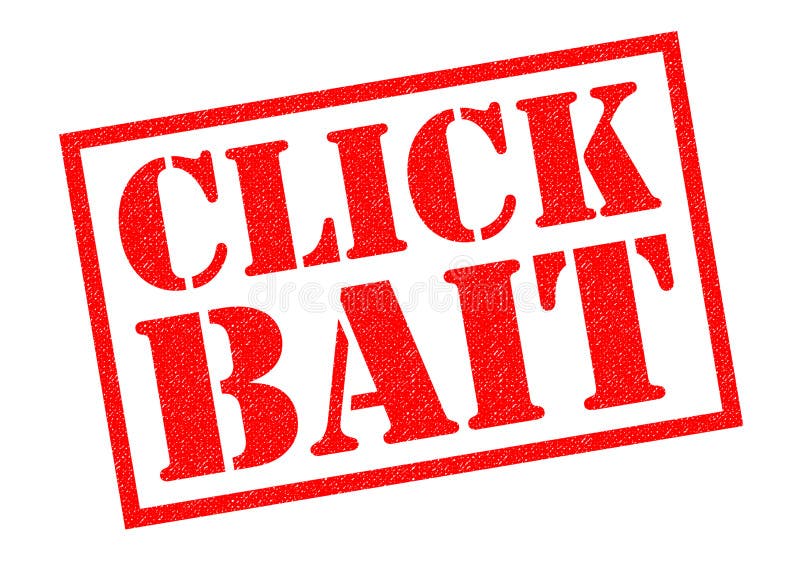 Click bait, signs for web stock vector. Illustration of button - 98101547