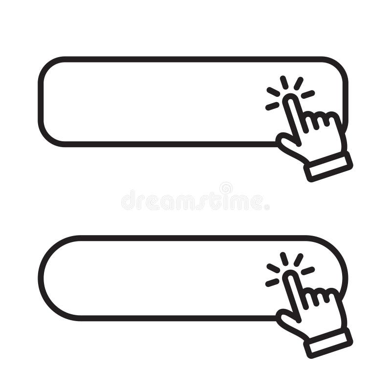 Clicking Finger Icon. Clicking Finger Isolate on White Background Stock ... Clicking Finger Icon. Clicking Finger Isolate on White Background Stock ...