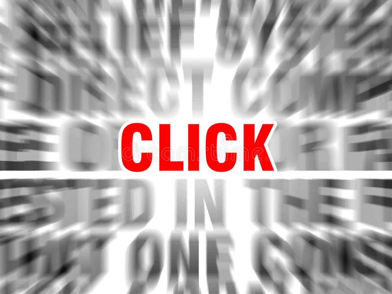 Click stock vector. Illustration of single, sign, effect - 147625855