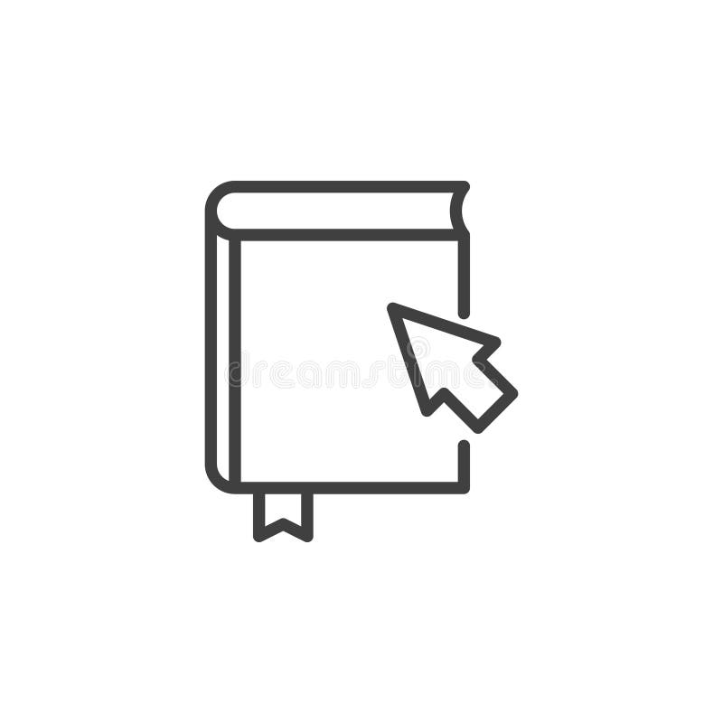 Click on book vector icon stock illustration. Illustration of read ...